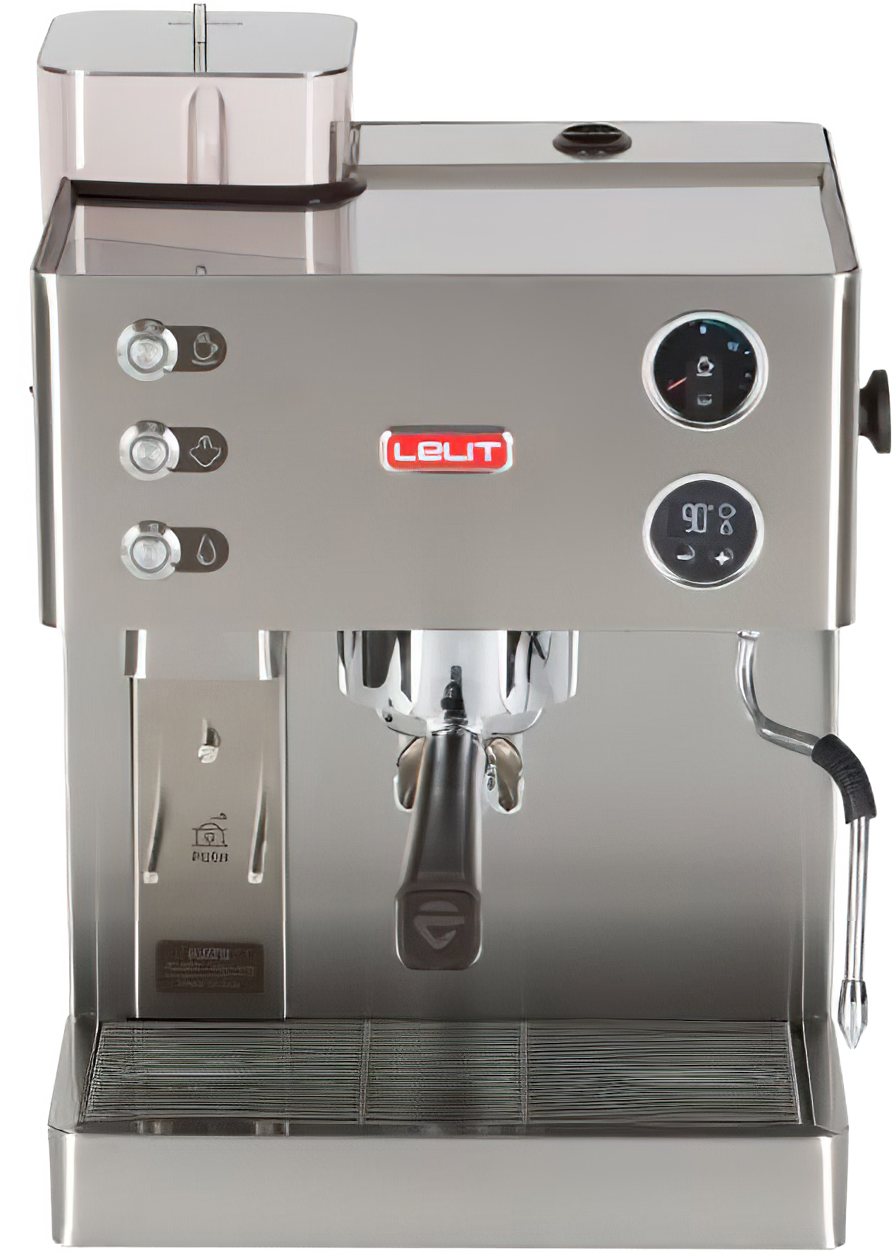 Lelit Kate professionele espressomachine. Met professionele koffiemaler.
